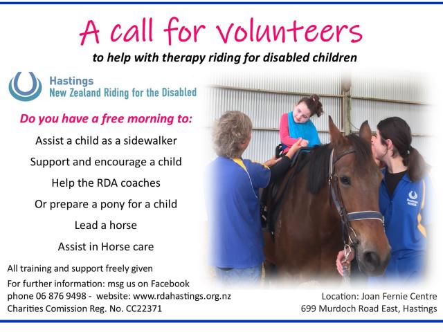 Riding for the Disabled Hastings | Volunteering Hawkes Bay